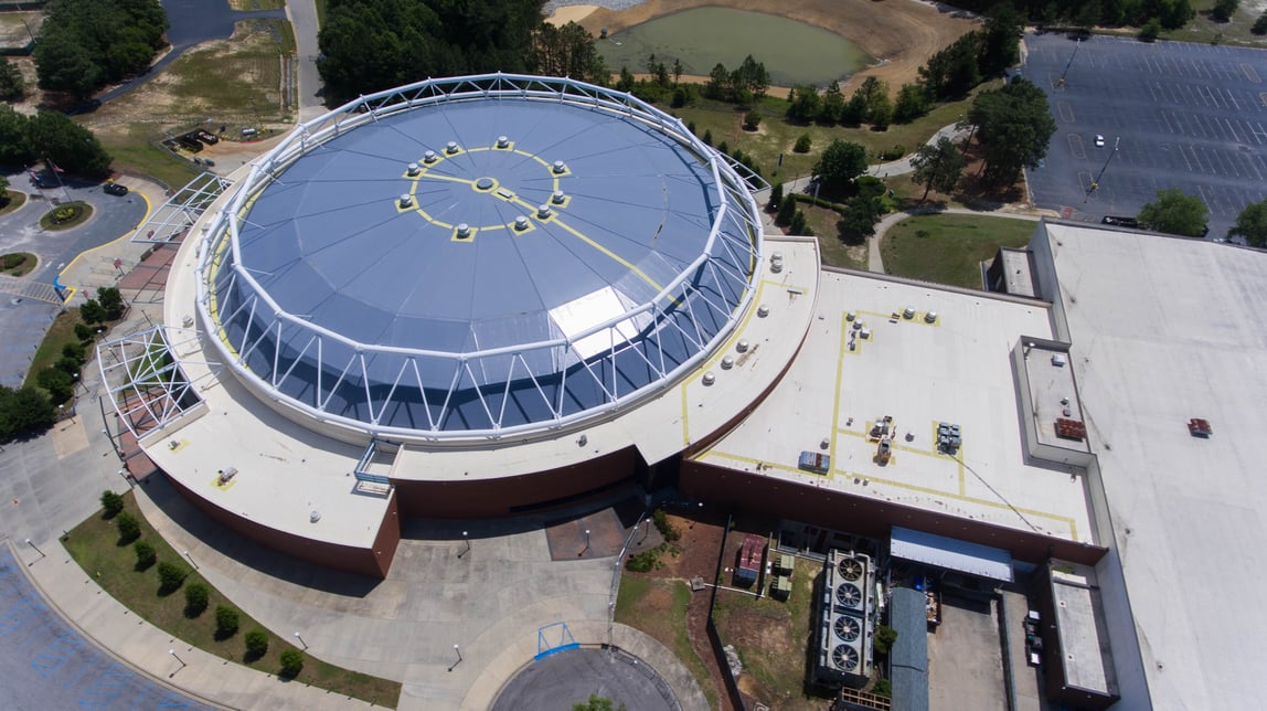 Coliseum Gets a New FiberTite Crown