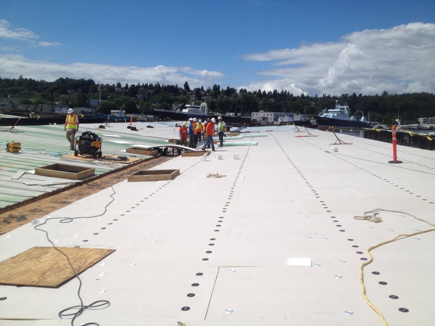 Induction Welded Roofing System | FiberTite